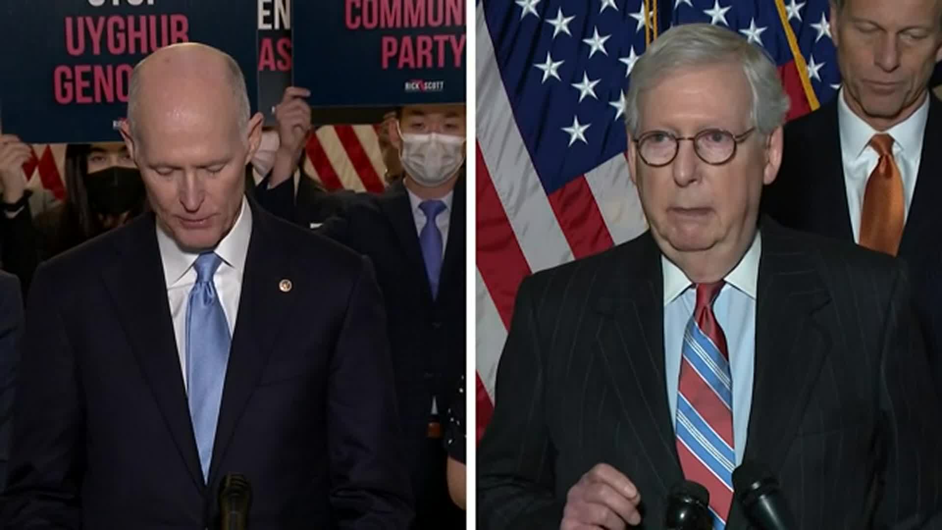 Mcconnell Reelected Senate Gop Leader Scotts Bid Rejected Wnky News