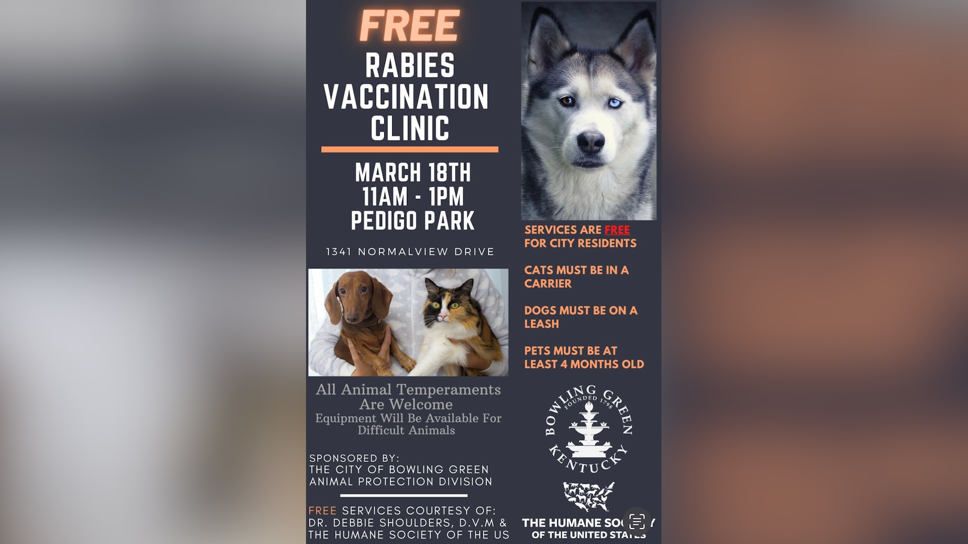 Free rabies vaccination clinic this Saturday - WNKY News 40 Television