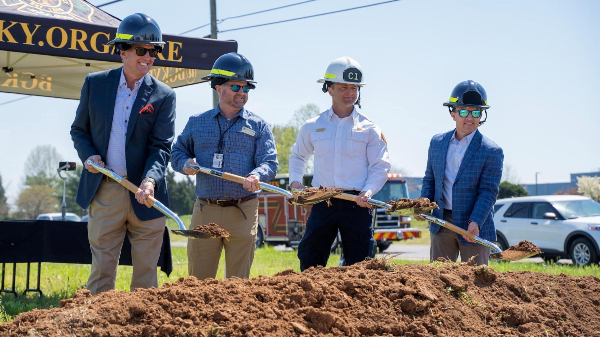 BGFD breaks ground for Fire Station 8 - WNKY News 40 Television