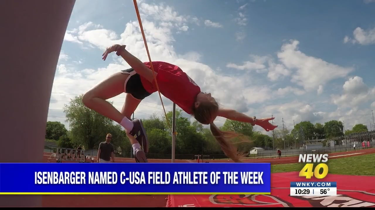 Isenbarger Named C-USA Field Athlete of the Week - WNKY News 40 Television