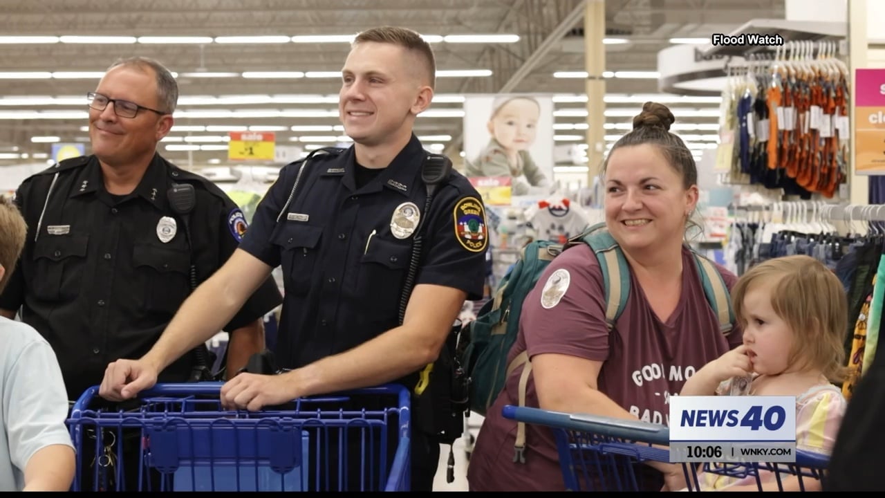 Students receive school supplies through 'Shop with a Cop' event - WNKY ...
