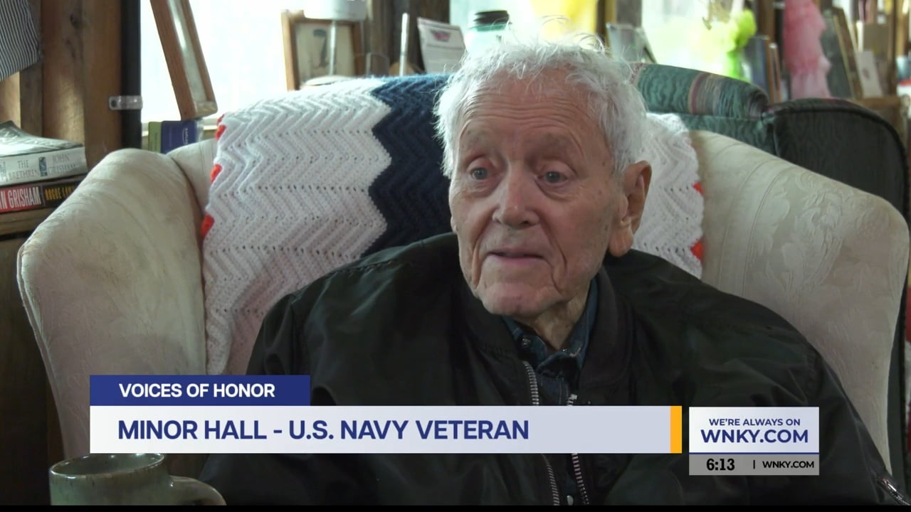 Voices of Honor: Minor Hall joins the Navy during WWII - WNKY News 40 ...