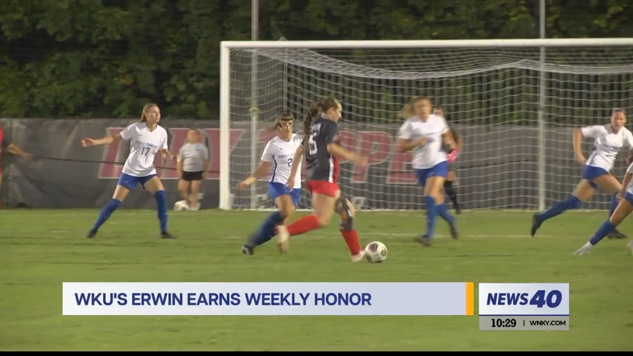 Erwin Earns CUSA Offensive Player of the Week Honors - WNKY News 40 ...