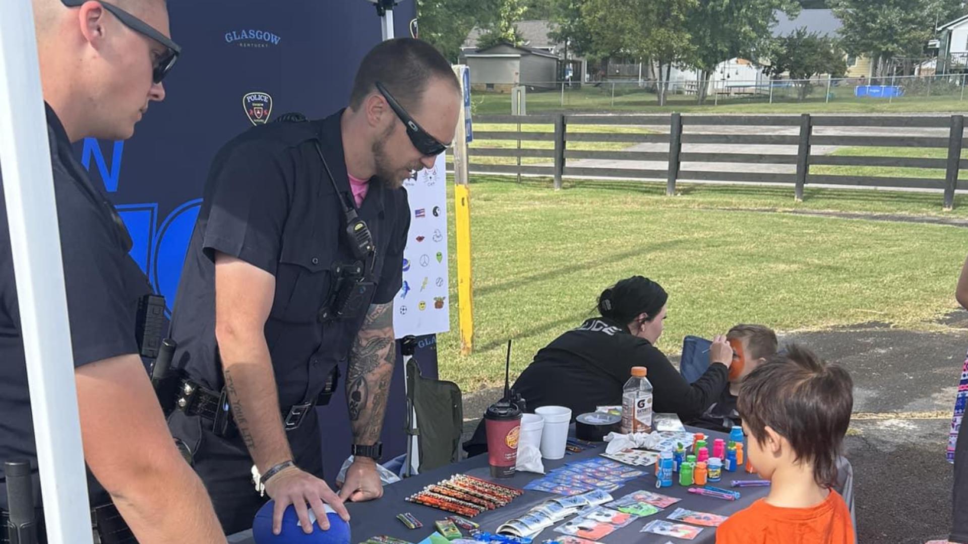 Glasgow Police Department hosts Faith & Blue cookout at Gorin Park ...