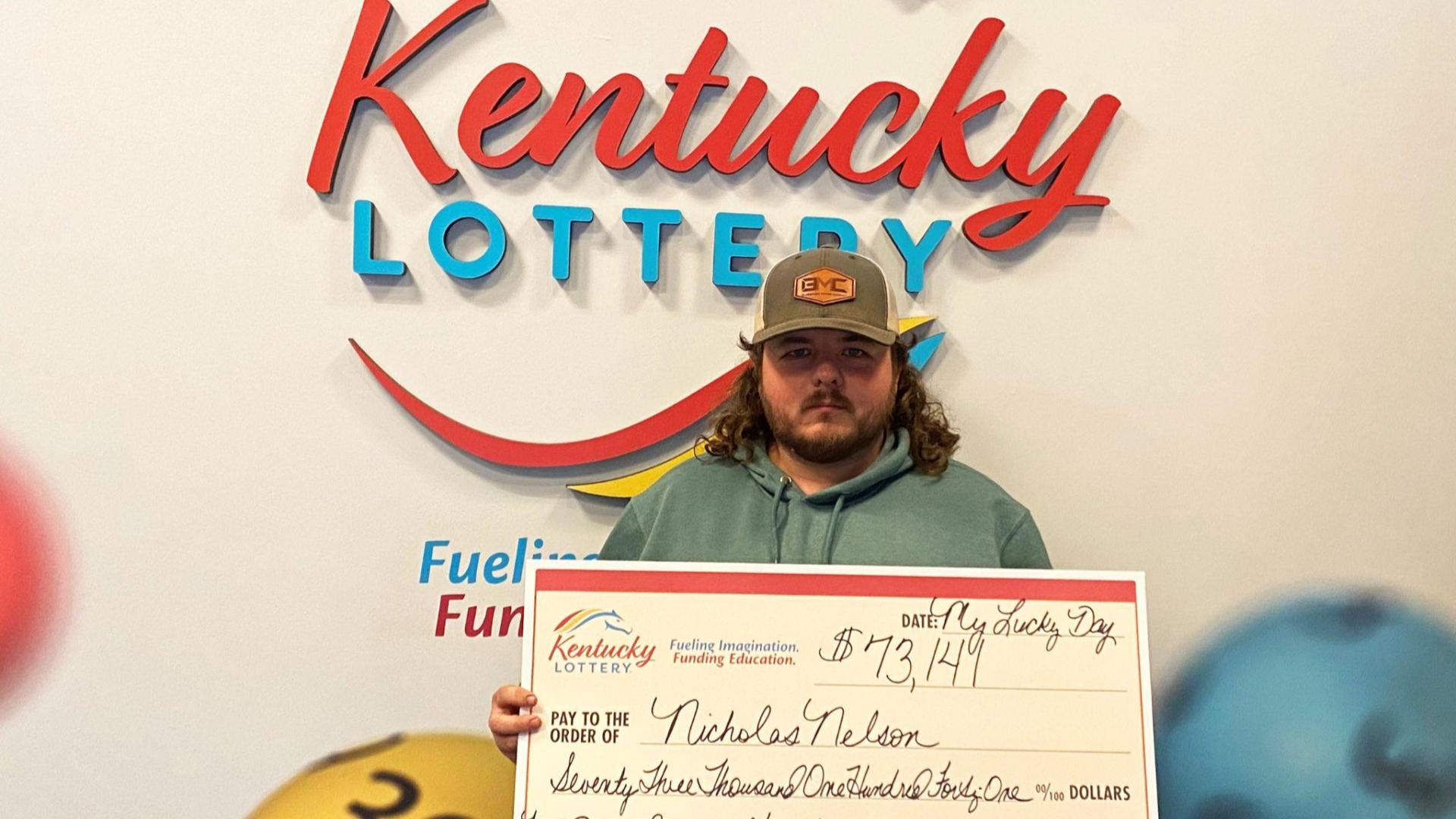 Leitchfield Man Wins 73 141 On Kentucky Lottery Ticket Days Before