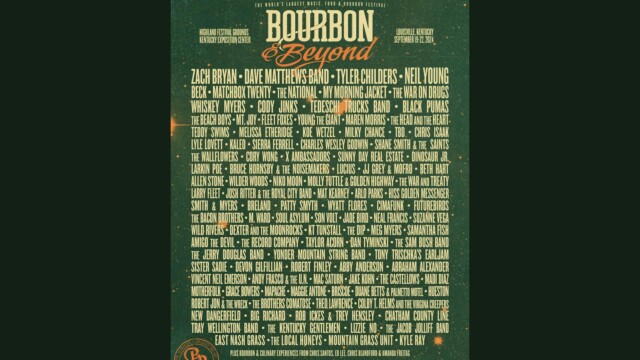 Bourbon & Beyond releases 2024 lineup - WNKY News 40 Television