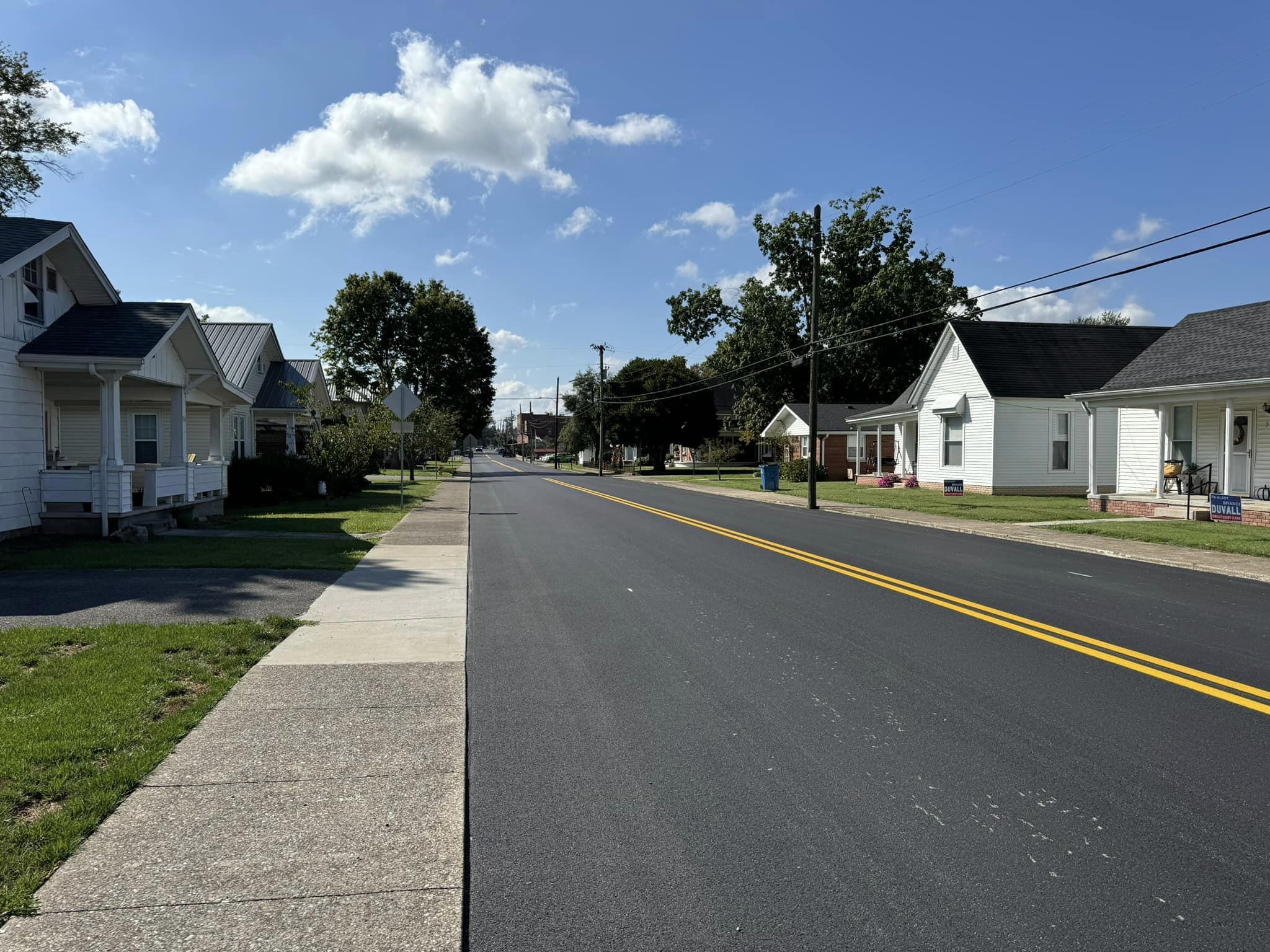 Smiths Grove paving project nearing completion - WNKY News 40 Television