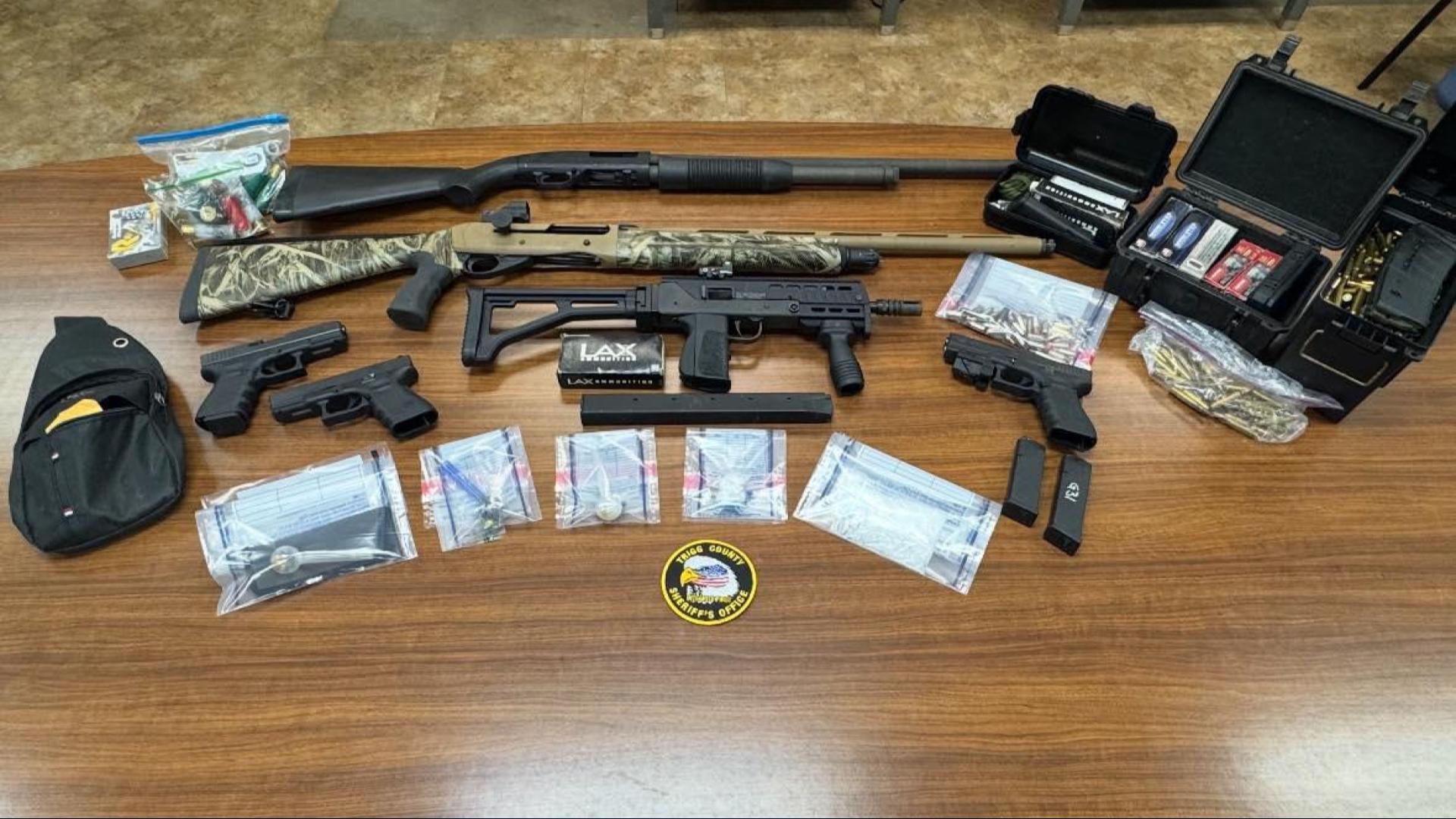 Sheriff's office finds drugs, firearms after traffic stop in Trigg ...