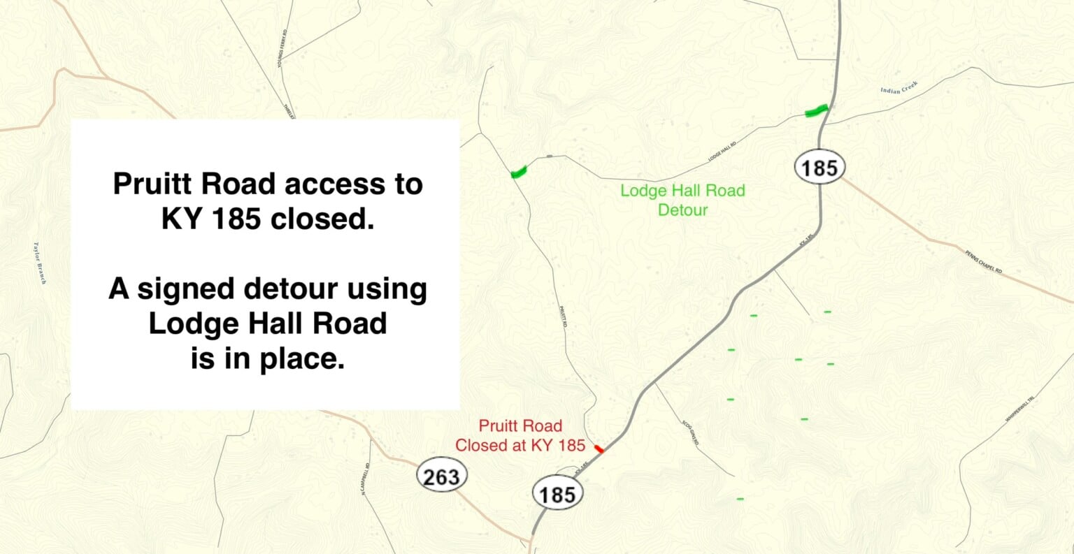 Traffic Shift coming for KY 185 project delayed due to weather ...