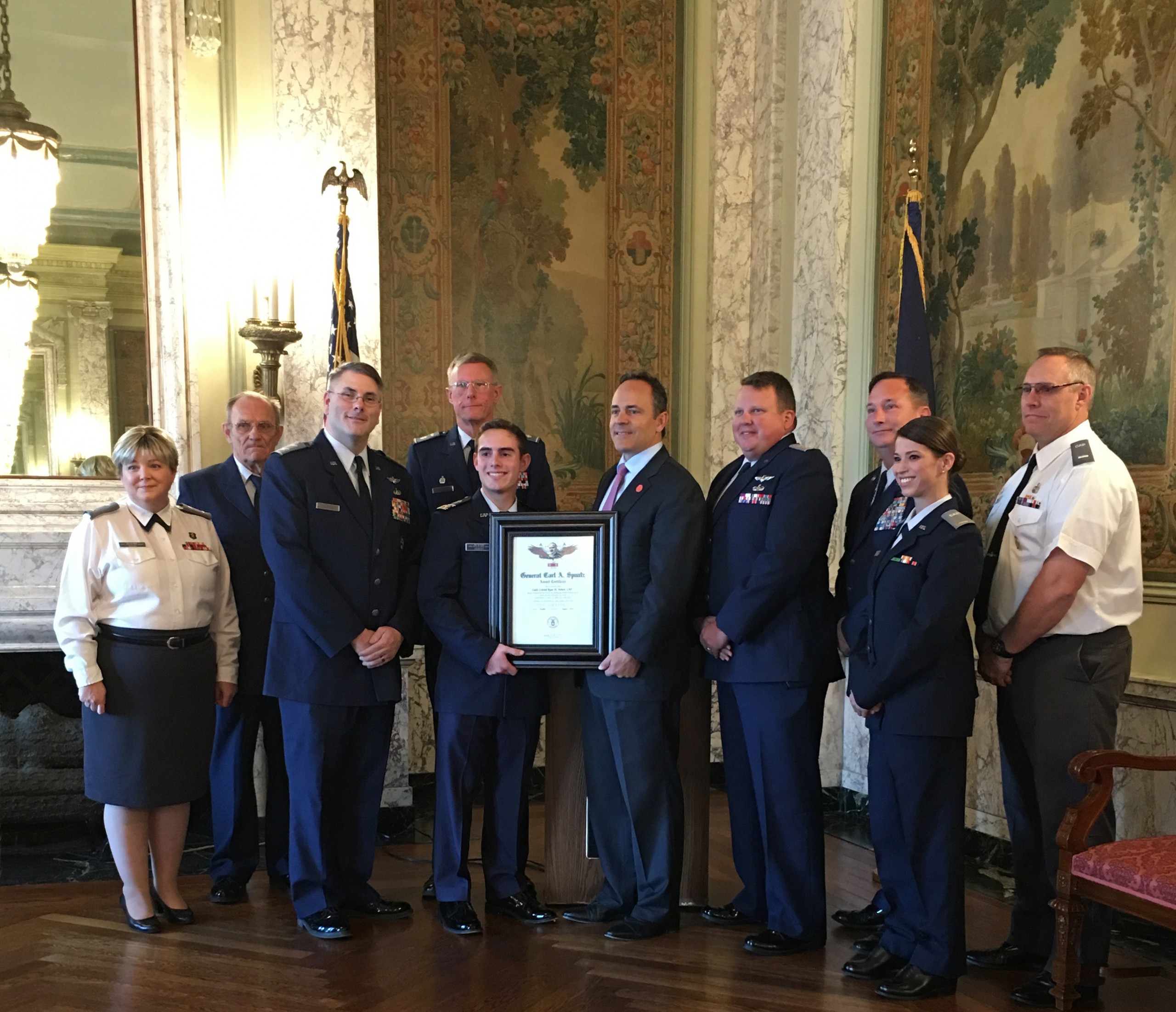 Cadet receives Civil Air Patrol's highest cadet award - WTVQ