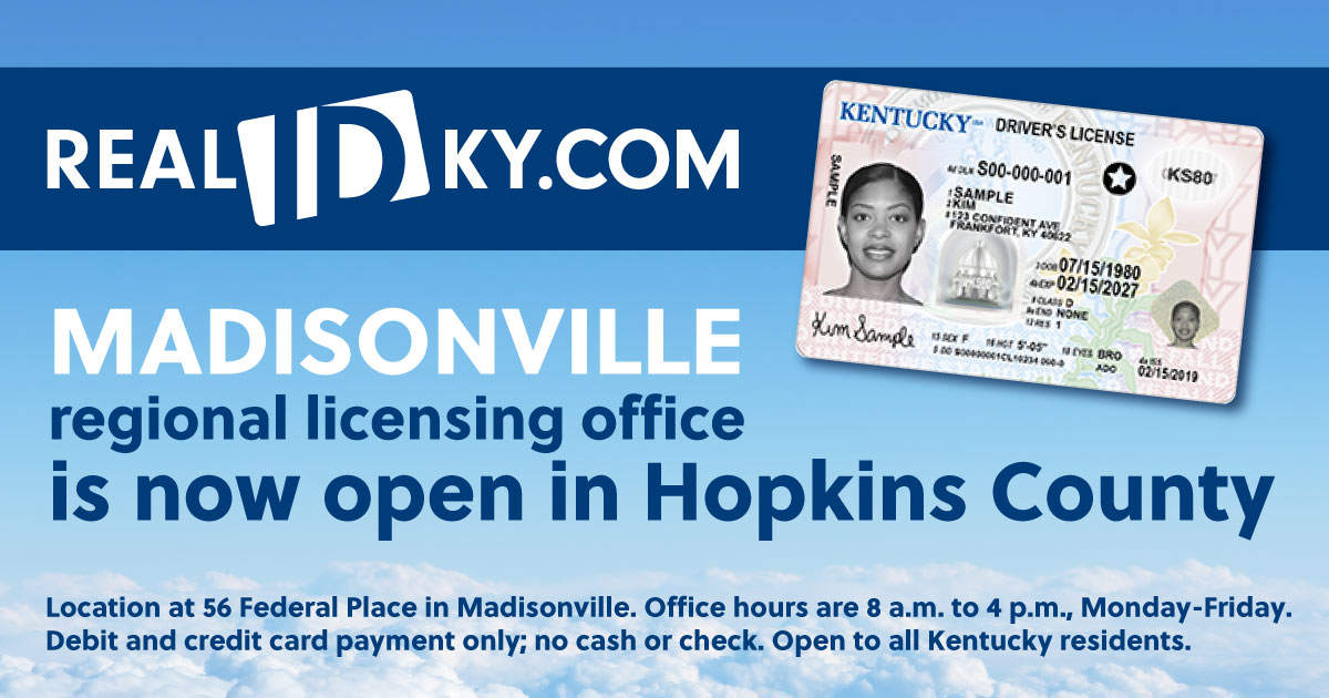 Kentucky opens Real ID licensing office in Madisonville - WTVQ