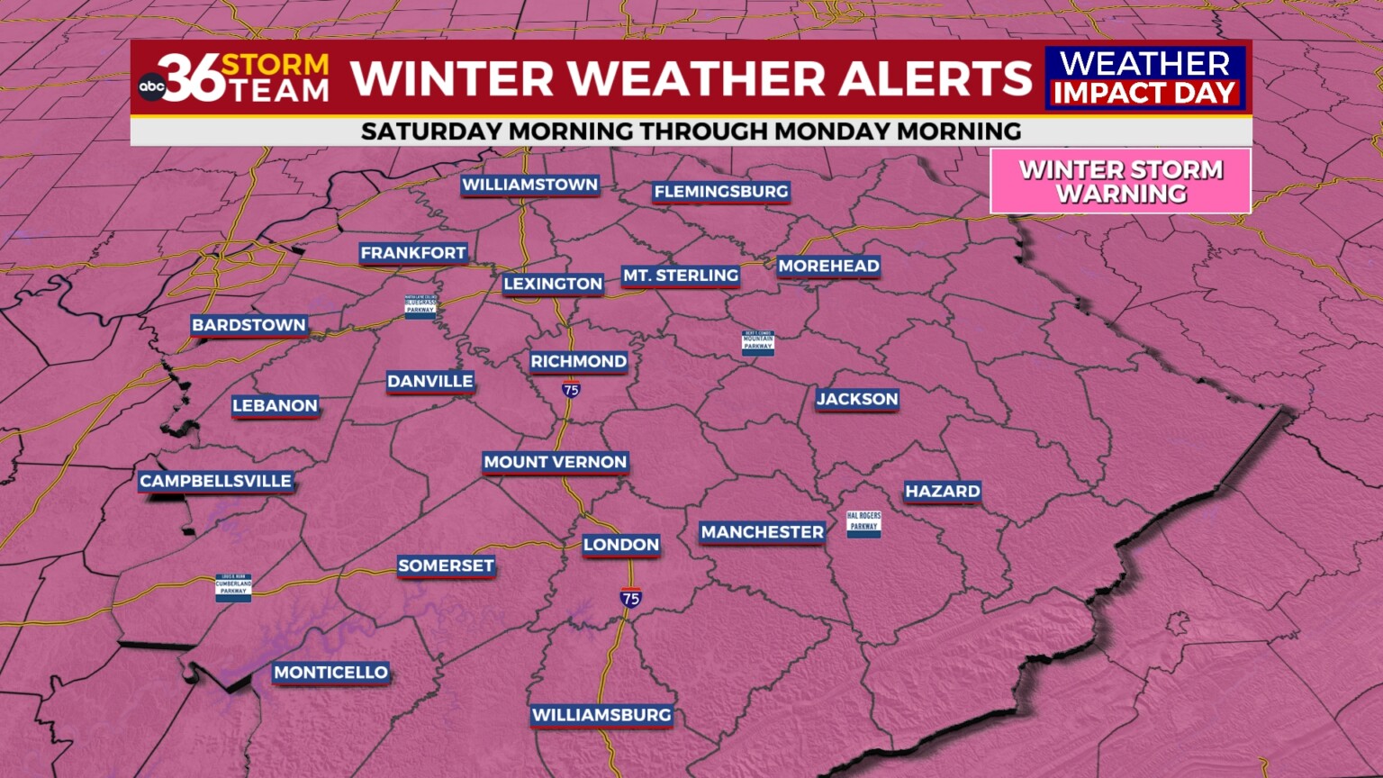 Major winter storm targets Kentucky with snow, ice, and dangerous cold ...