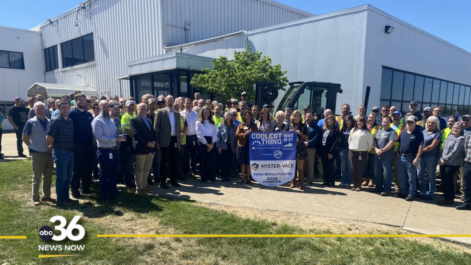 Hyster-Yale military forklifts named 2026's 'Coolest Thing Made in KY ...