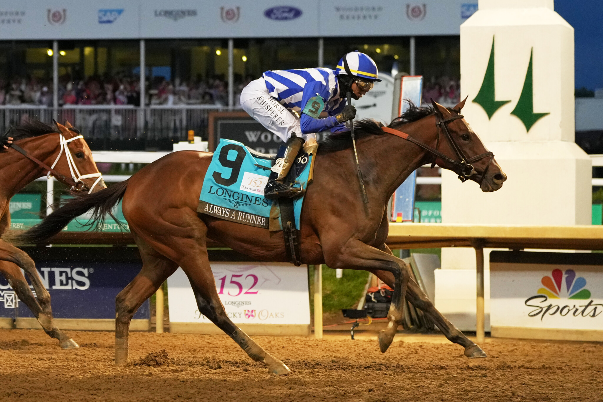 Always a Runner wins the 152nd Kentucky Oaks, the first to run under ...
