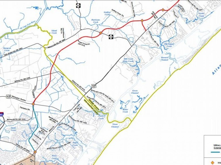 NCDOT to close road for Military Cutoff Road Extension Project - WWAYTV3