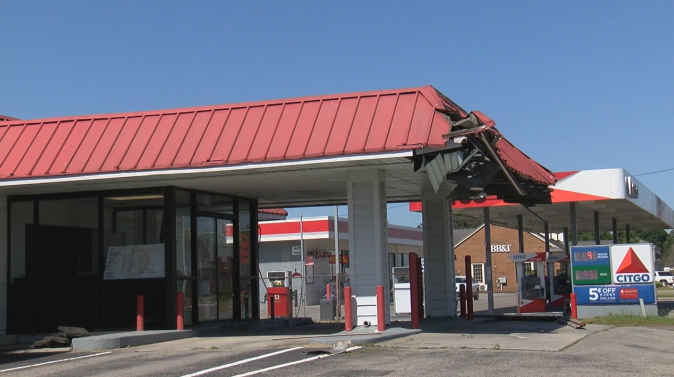 Donut shop searches for driver after crash causes damage to store - WWAYTV3