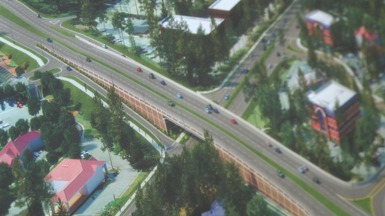 NCDOT unveils unconventional interchange for busy Military Cutoff Road ...
