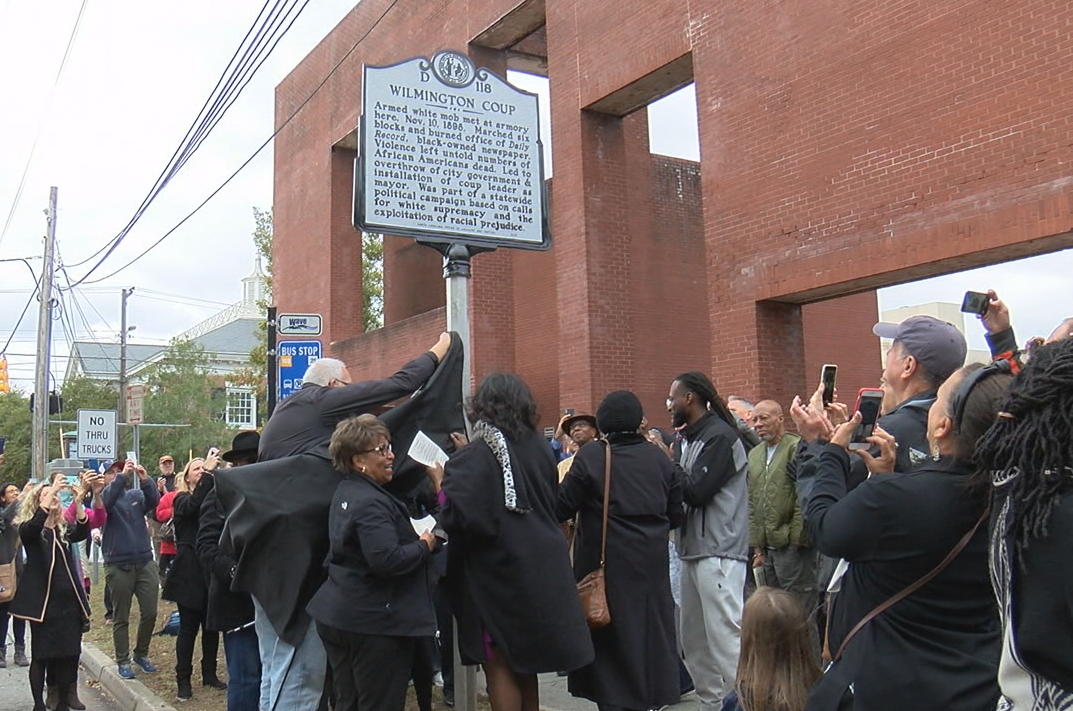 Marker calls 1898 violence a 'coup,' not a 'race riot' - WWAYTV3