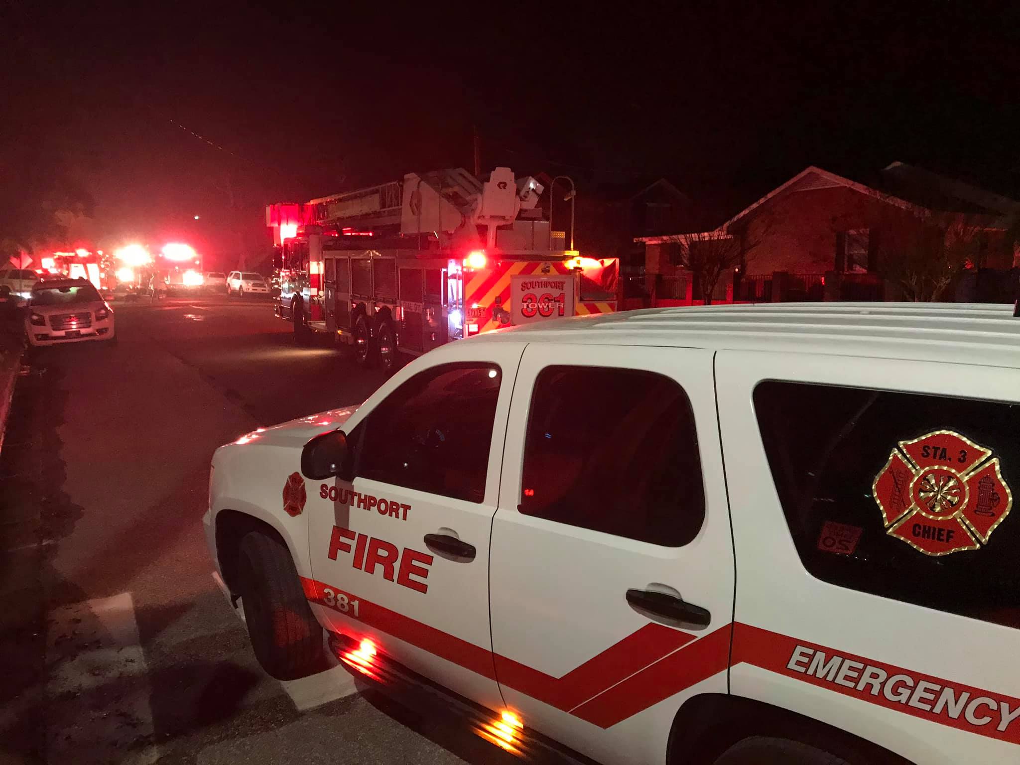 Early morning house fire in Southport leaves one injured - WWAYTV3