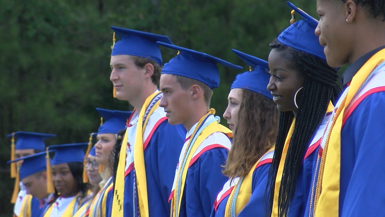 'The class who overcame': Pender High holds socially distant graduation ...