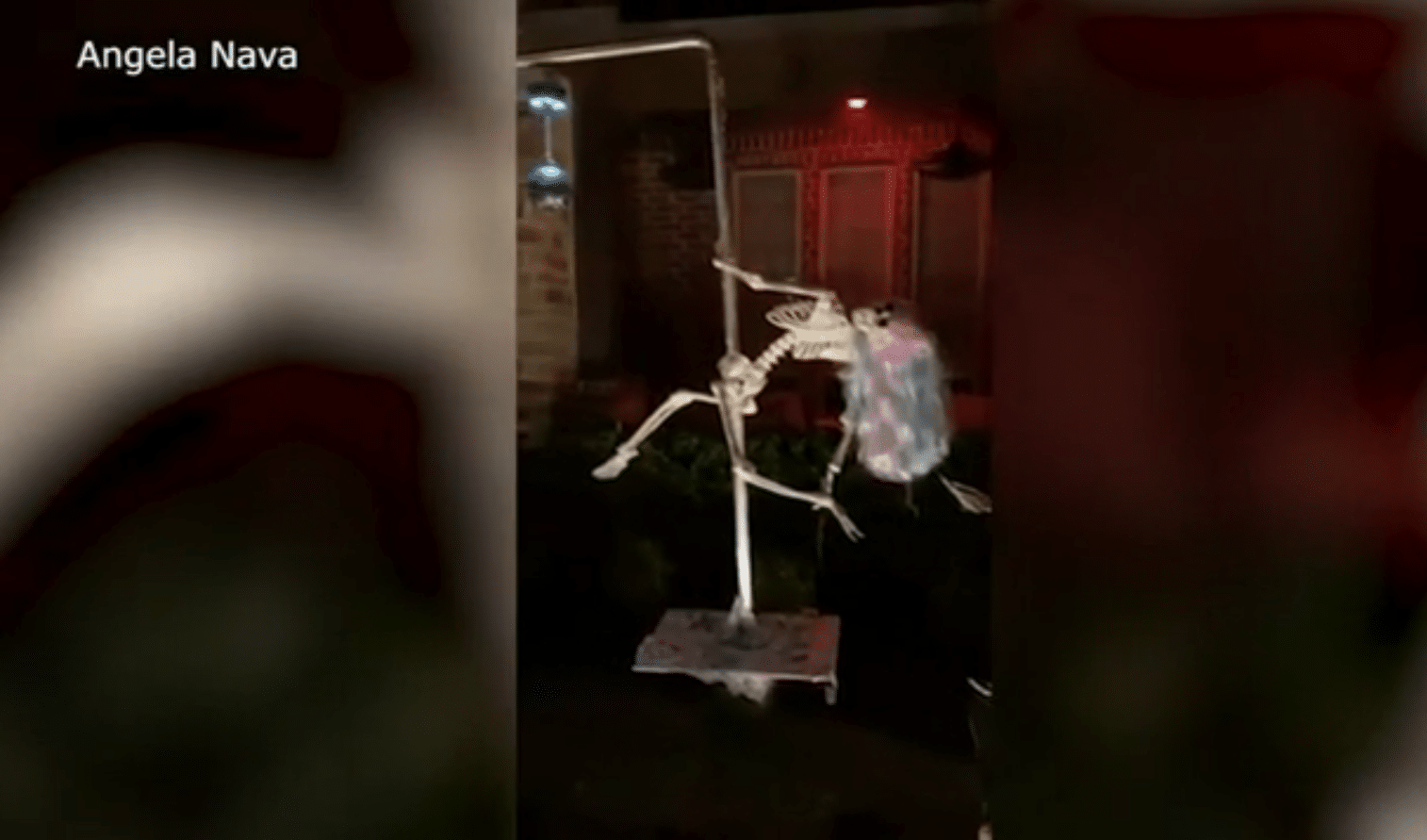 HOA wants woman to remove pole-dancing skeleton display - WWAYTV3