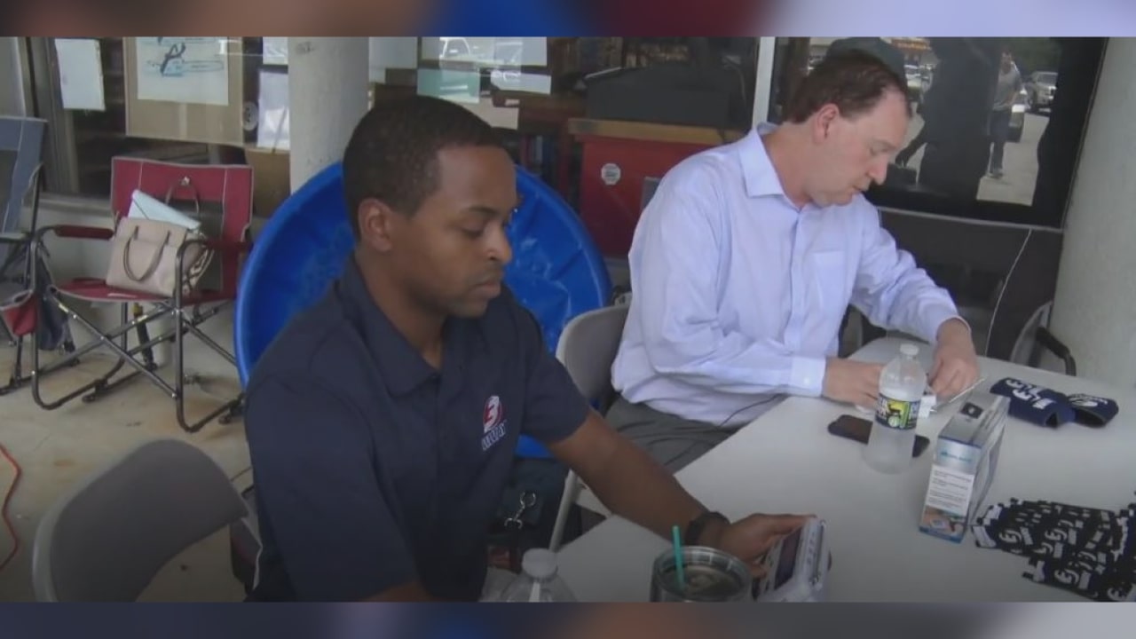 WWAY Weather Team spent Wednesday afternoon programming weather radios ...