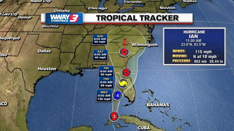 Hurricane Ian continues to strengthen; impacts expected to Cape Fear late this week – Weather ...