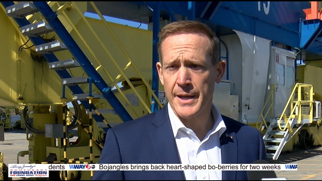 North Carolina Senator Ted Budd tours Port of Wilmington - WWAYTV3