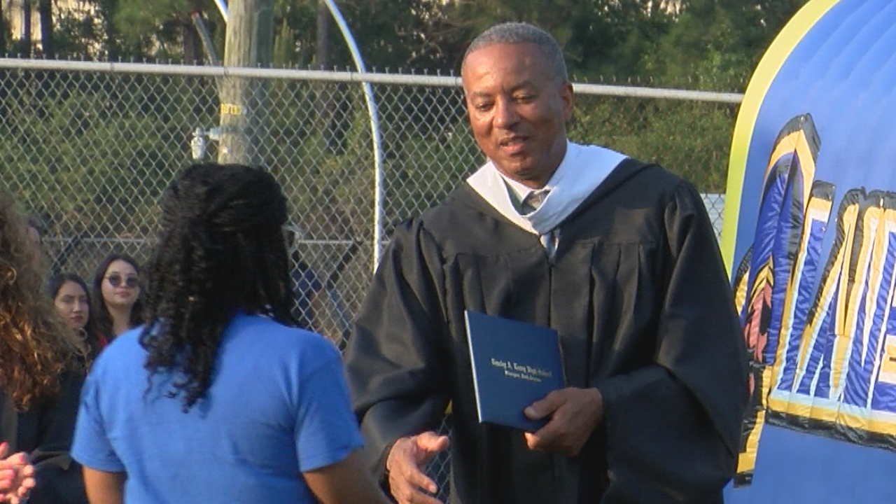 Laney High School Graduation honors graduate DJ McLeod - WWAYTV3