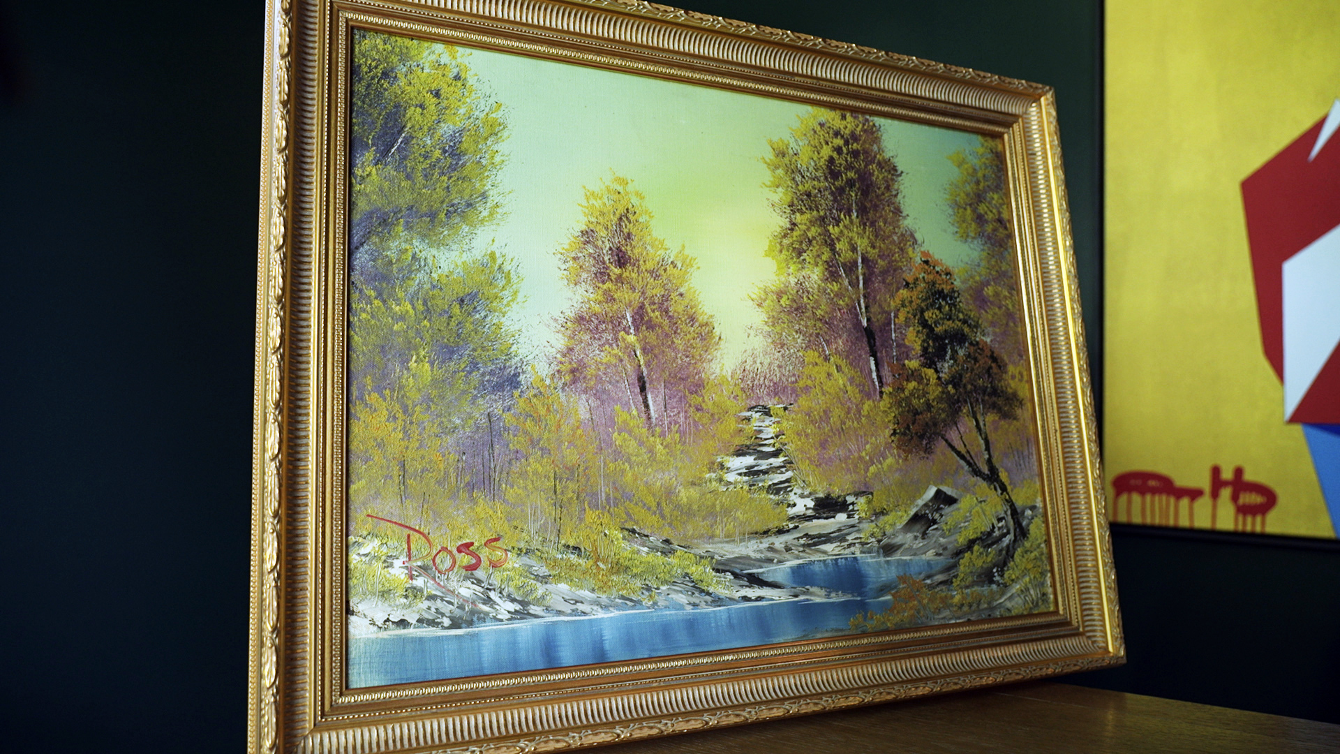 First Bob Ross TV painting, completed in a half an hour, goes on sale ...