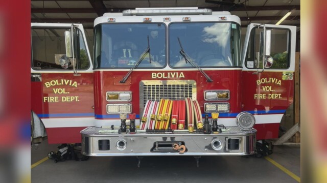 Bolivia Fire Department introduces new low pressure fire hose - WWAYTV3