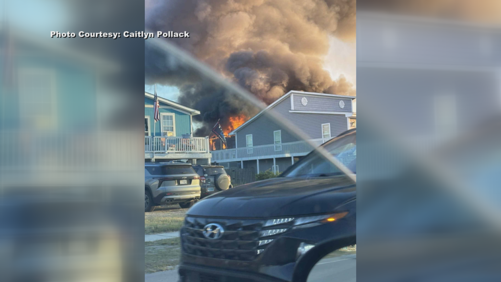 Surf City fire destroys home, injures two firefighters - WWAYTV3