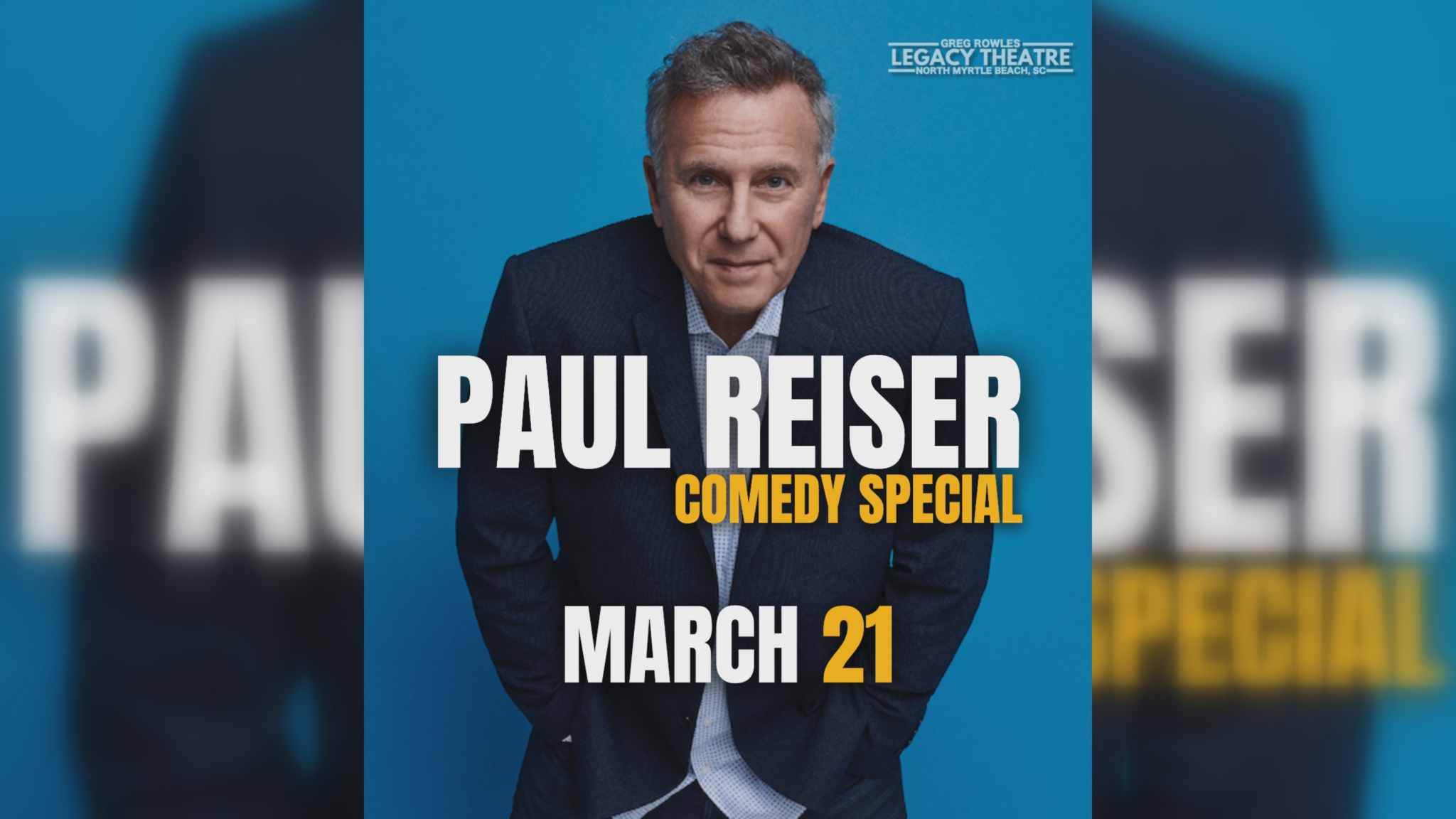 Comedian Paul Resier to take the stage at Greg Rowles Legacy Theatre ...