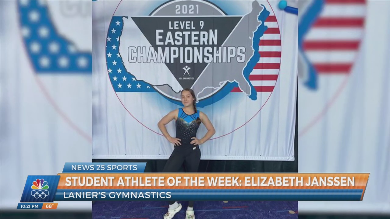 Student Athlete of the Week: Gymnast Elizabeth Janssen - WXXV News 25