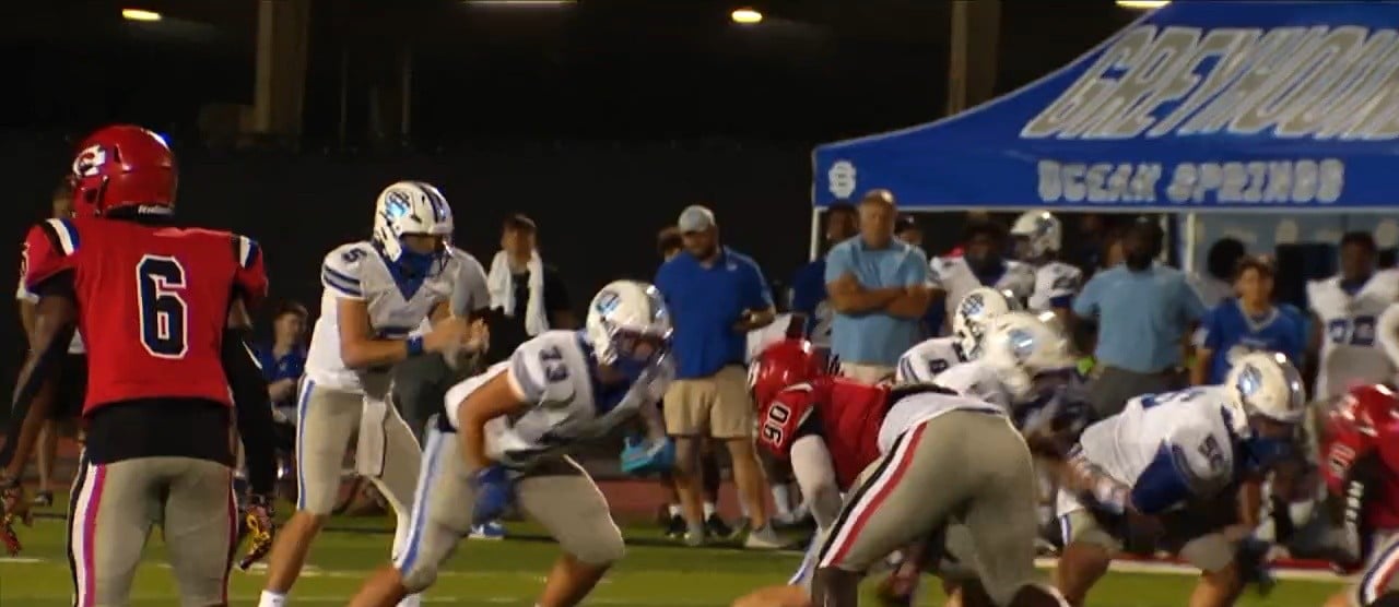 High School Football: Ocean Springs Greyhounds vs. Clinton Arrows ...