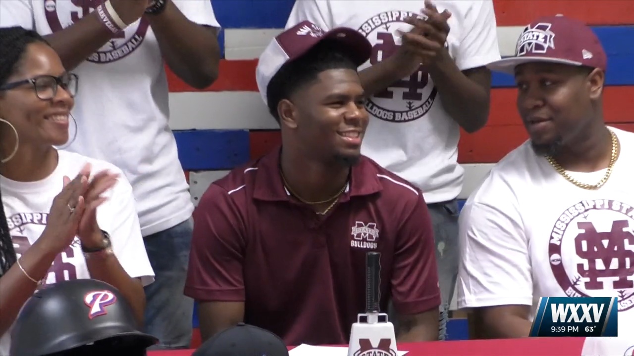 Pascagoula High’s Keilon Parnell signs with Mississippi State baseball
