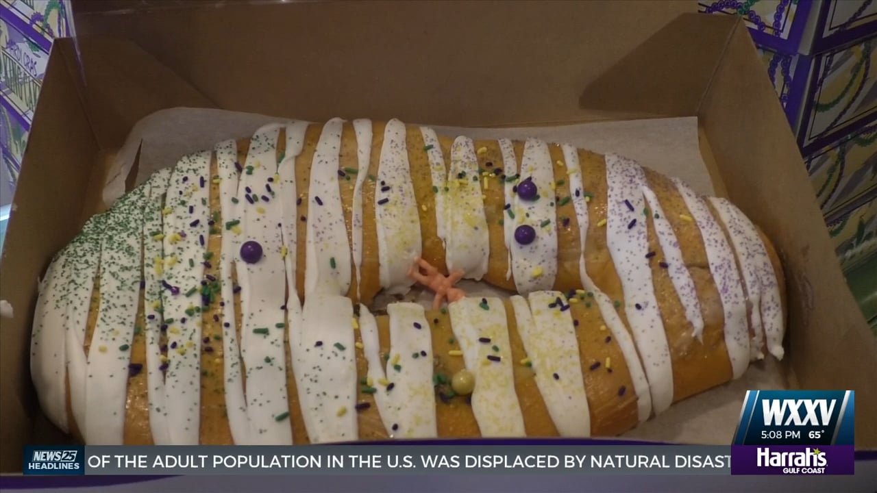 Cheeky Monkey in Biloxi selling King Cakes to kick off Mardi Gras season