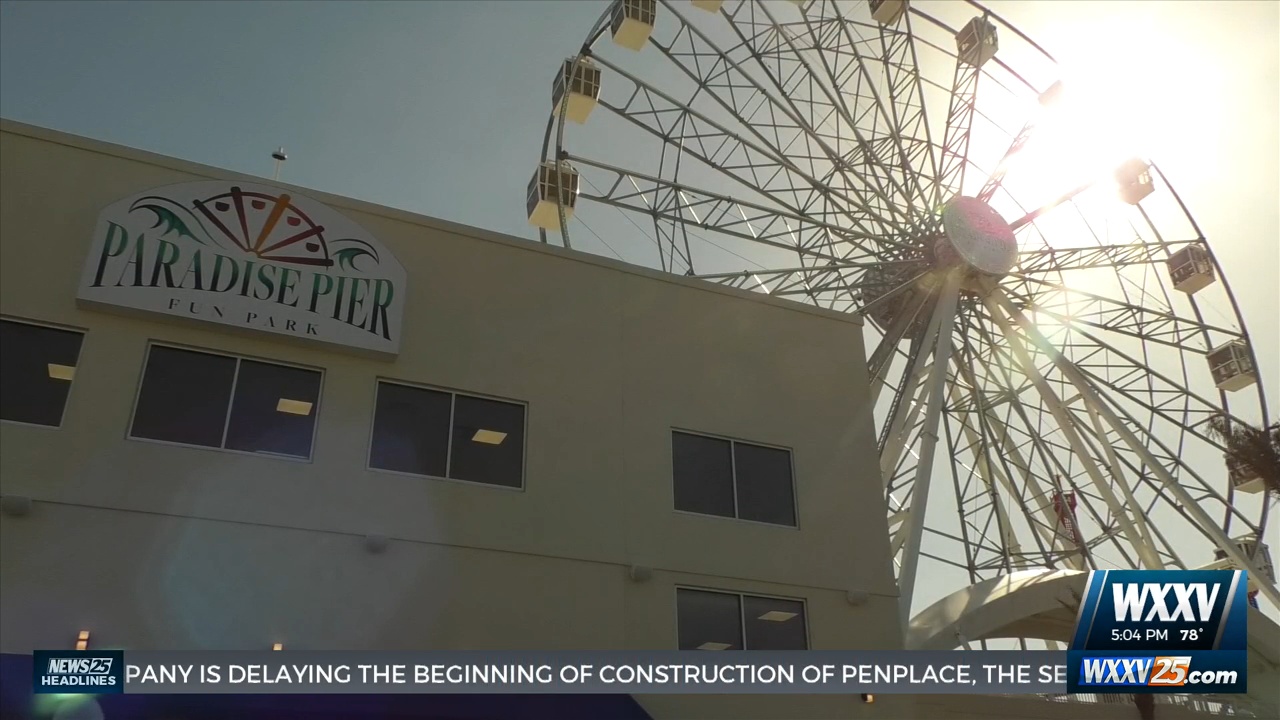 Paradise Pier Fun Park officially open in Biloxi - WXXV News 25