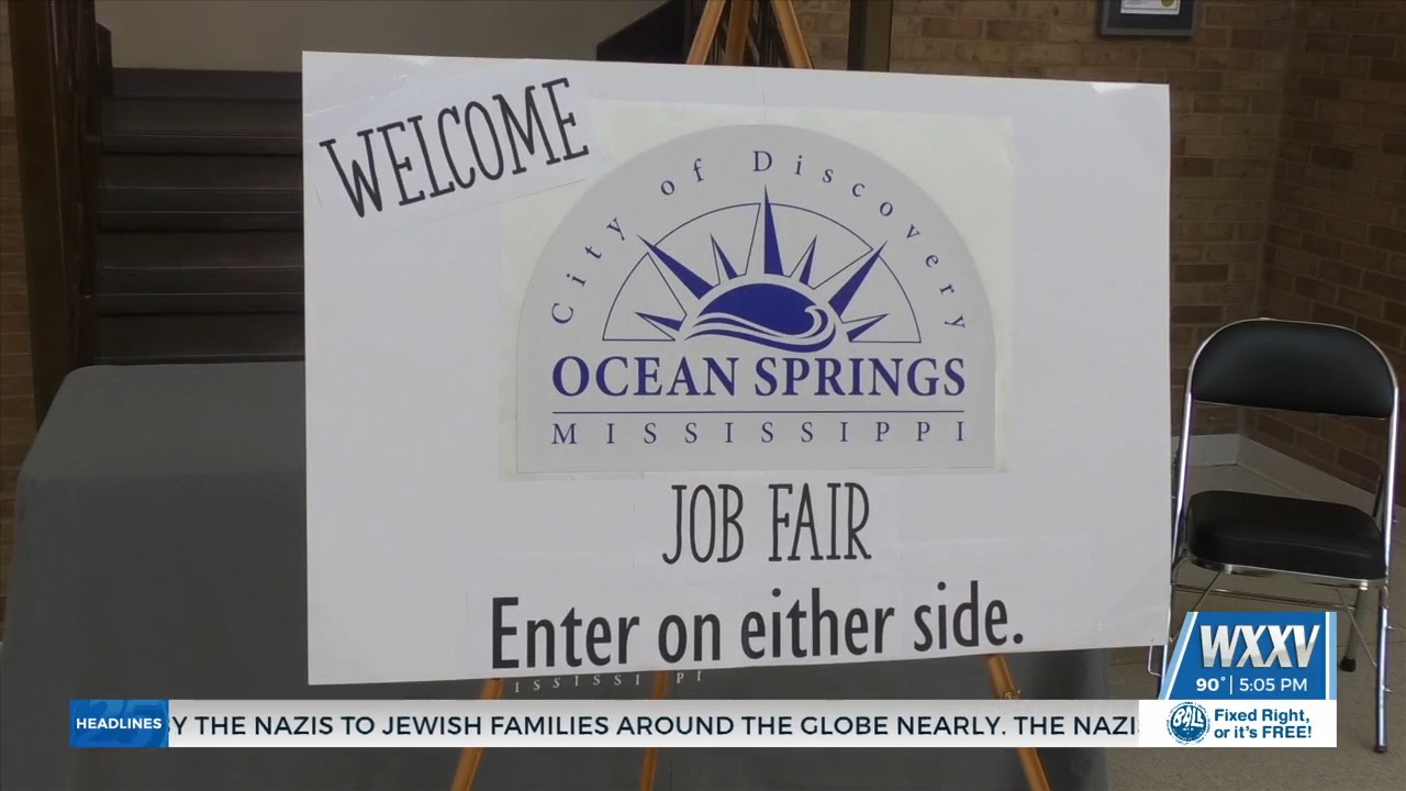 City of Ocean Springs hosted a job fair - WXXV News 25
