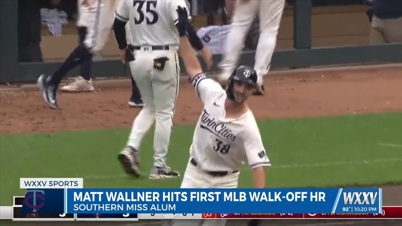 USM alum Matt Wallner smashes first MLB walk-off home run for hometown ...