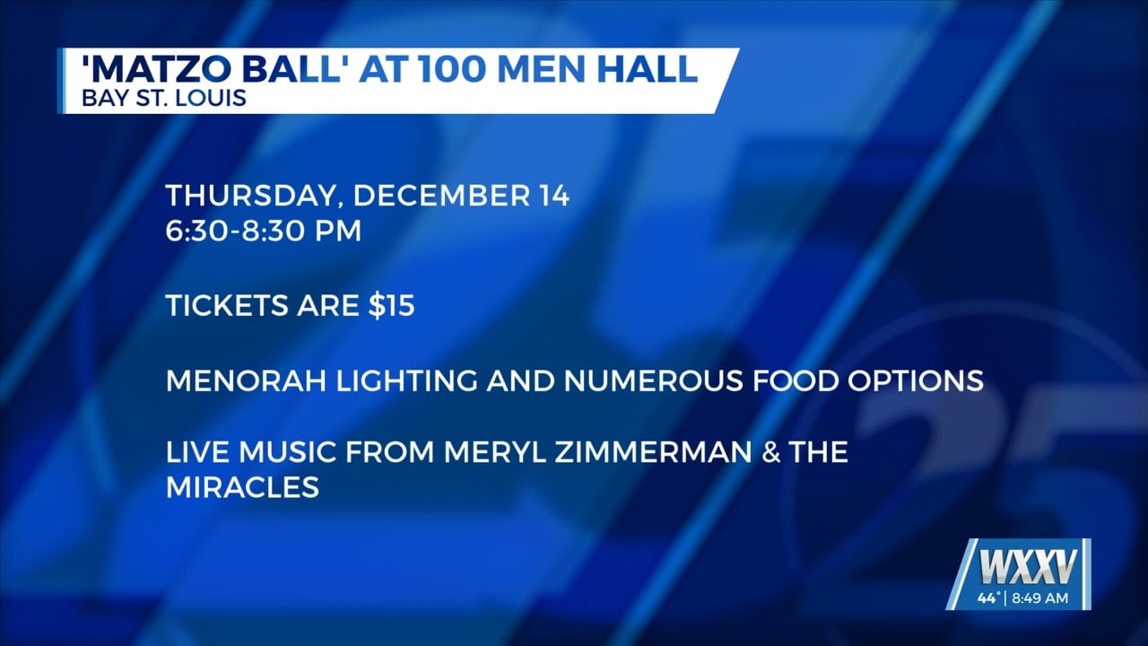 ‘Matzo Ball’ returns to 100 Men Hall on December 14th - WXXV News 25
