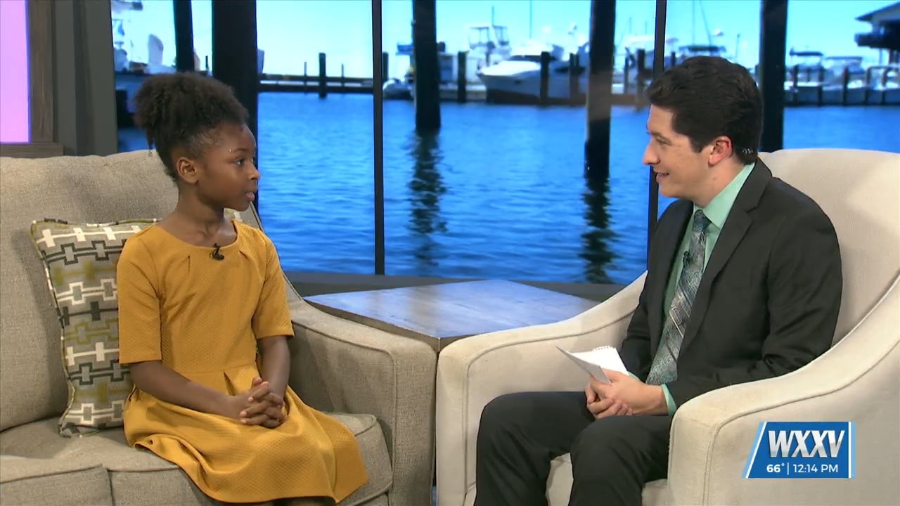 Nine-year-old A’nyiah Williams publishes book - WXXV News 25