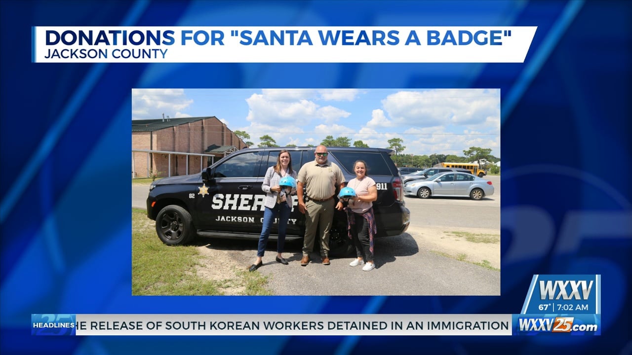 Donations for ‘Santa wears a Badge’ - WXXV News 25