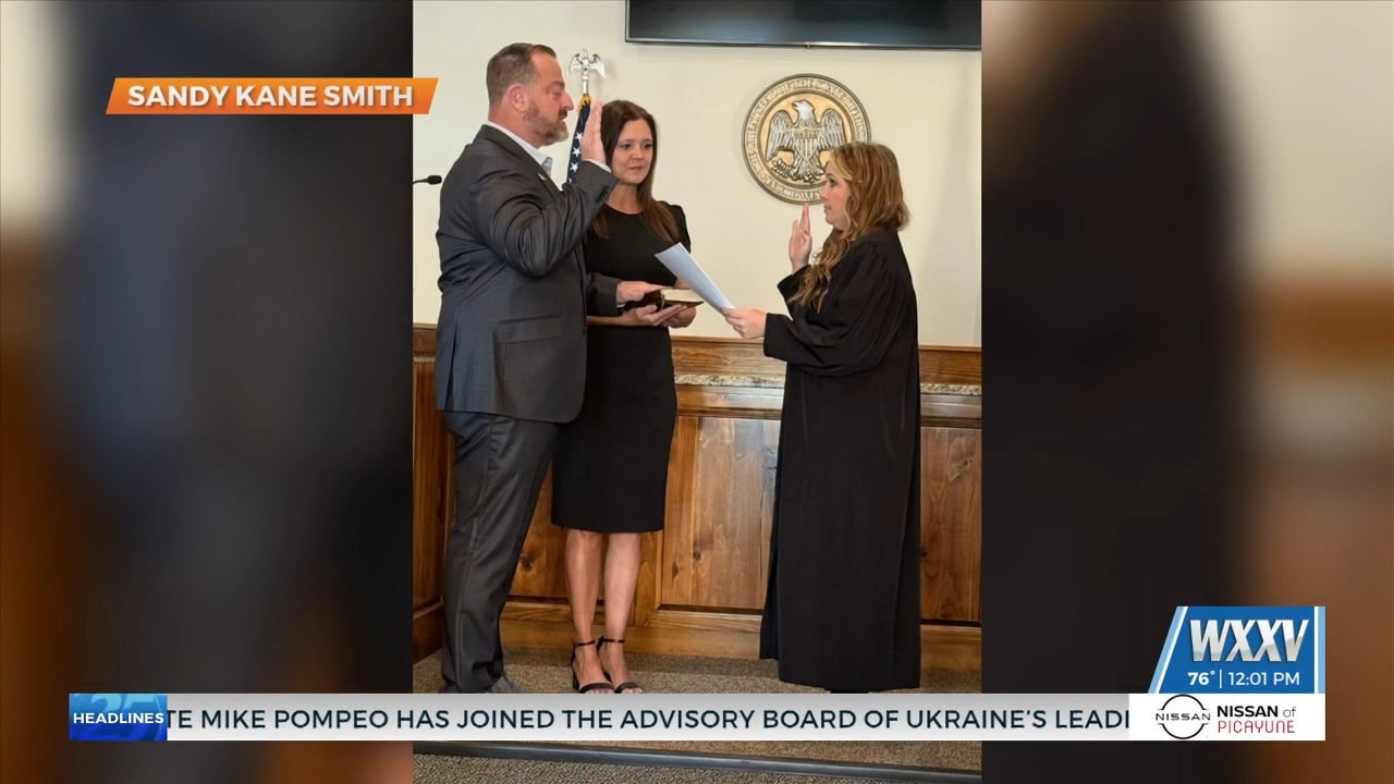Sandy Kane Smith sworn in as Pearl River County Tax Collector - WXXV ...