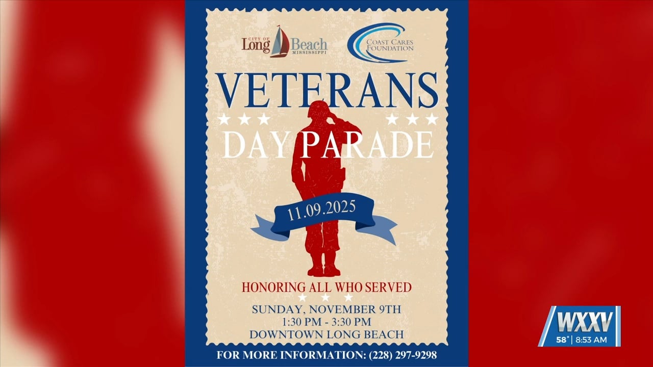 City of Long Beach Veteran’s Day Celebration - WXXV News 25