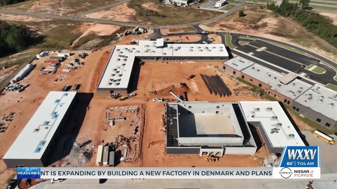 Progress continues at new Stone High School - WXXV News 25
