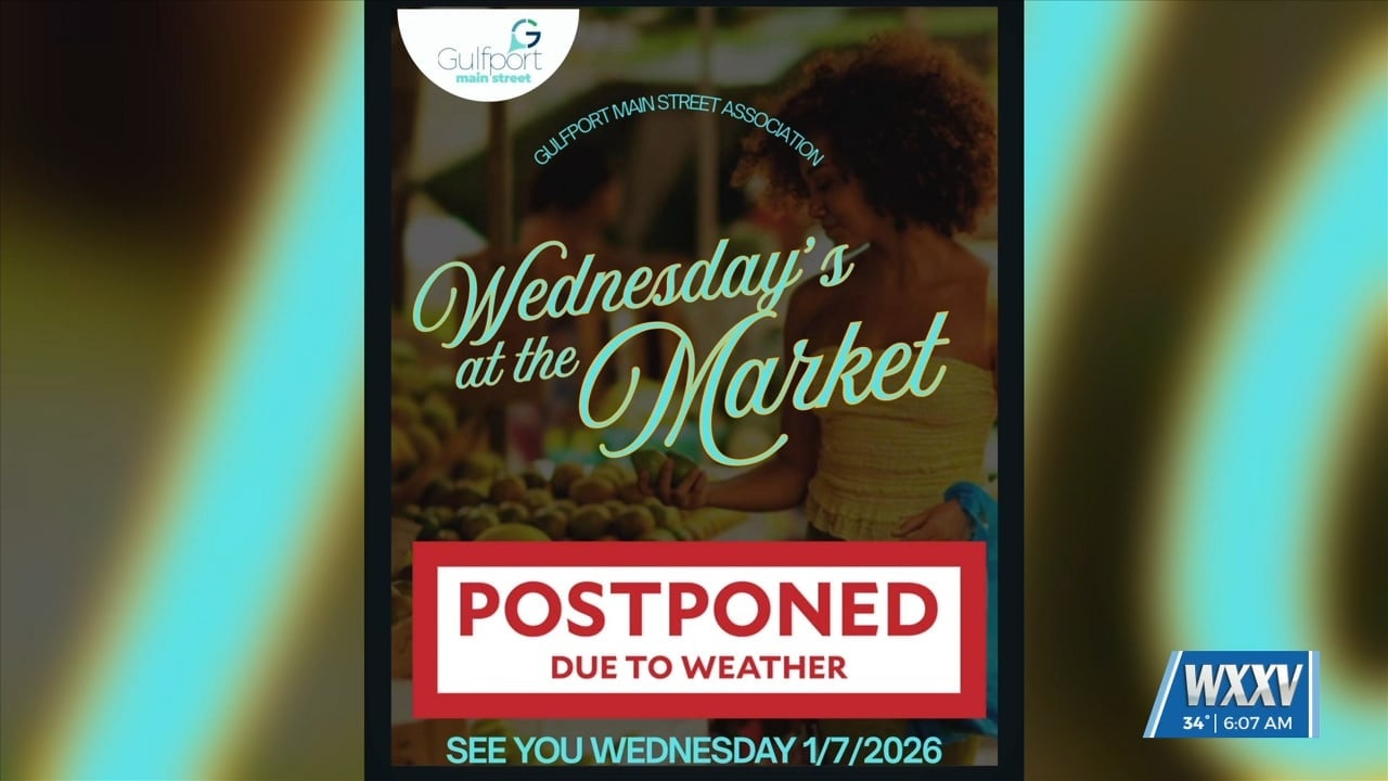 Gulfport Main Street’s Wednesday at the Market event postponed due to ...