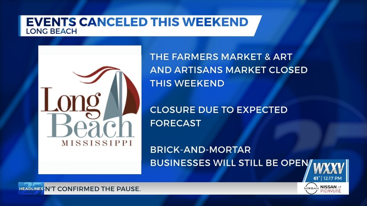 Closures in Long Beach due to cold weather - WXXV News 25