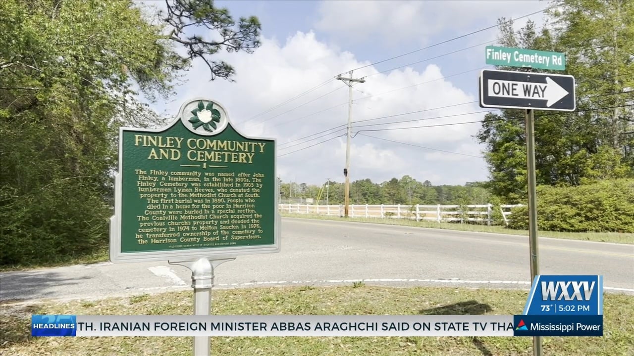 Dedication ceremony held for Finley Cemetery historical marker - WXXV ...