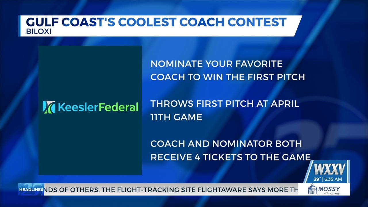 Nominate your coach for ‘Gulf Coast’s Coolest Coach’ Contest - WXXV News 25